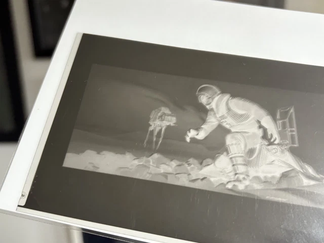STAR WARS EMPIRE Strikes Back 1980. ATAT Negative 001 Ralph McQuarrie £ ...