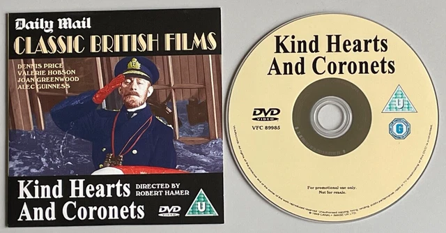 DAILY MAIL PROMO DVD - Classic British Films - Kind Hearts and Coronets ...