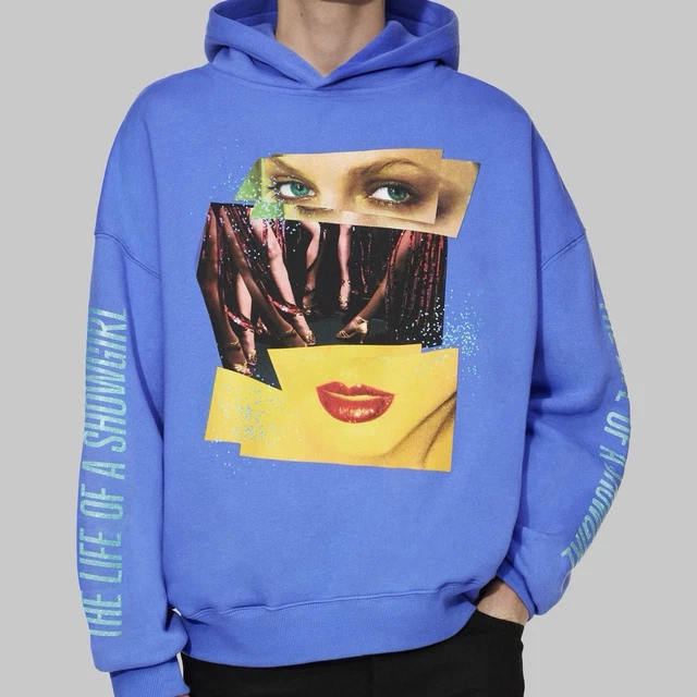 TAYLOR SWIFT MERCH ☆ Life of a Showgirl Violet Blue Hoodie ☆ Size ...