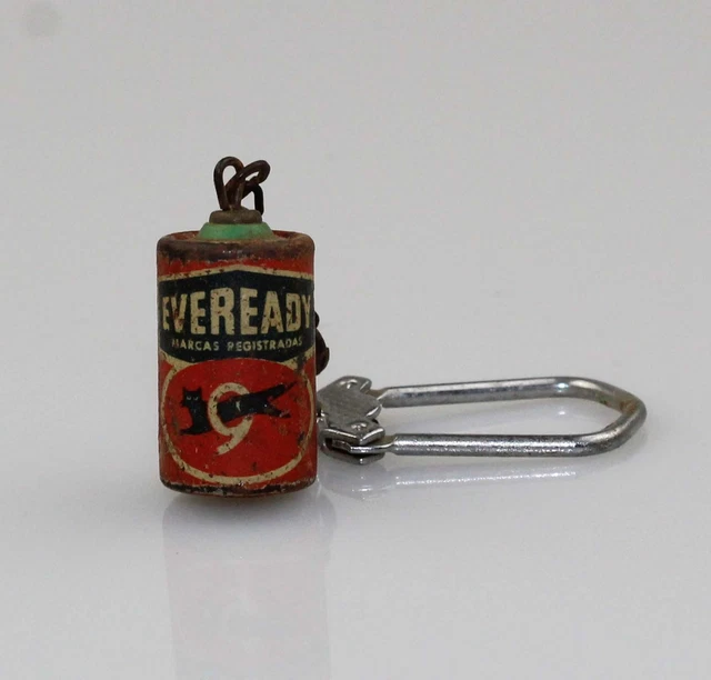 *VERY RARE VINTAGE Eveready battery advertising key chain keyring* (H3 ...