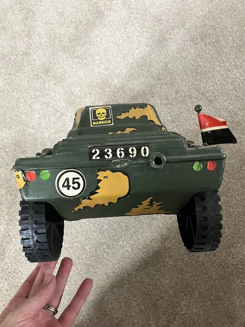 VINTAGE ACTION MAN Sunny Smile Armoured Car Tank Vehicle £12.00 ...