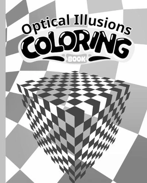 OPTICAL ILLUSIONS COLORING Book: Optical Illusions Book, Abstract ...