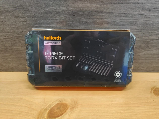 HALFORDS ADVANCED 17 Piece Torx Bit Set Workshop Garage £17.88 ...