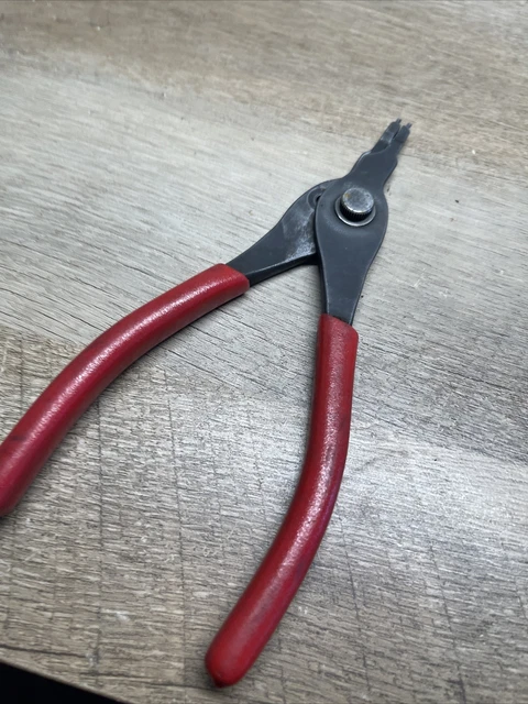 SNAP ON TOOL 8" Snap Ring Pliers SRPC7000 Made in USA Red Handle EUR 30 ...