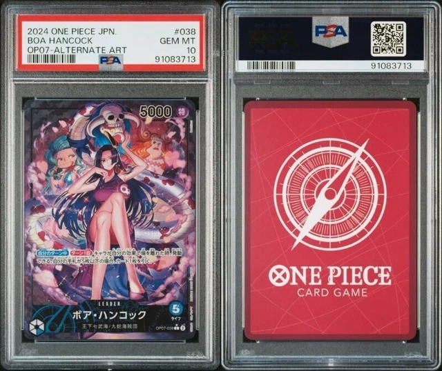 PSA 10 BOA Hancock OP07-038 Alternate Art 2024 One Piece Japanese #2284 $256.09 - PicClick AU