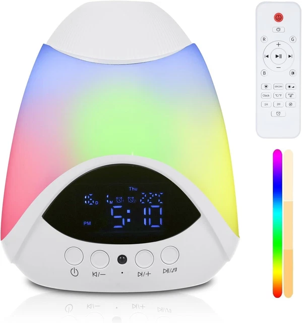 10-IN-1 WHITE NOISE Machine with Star Projector, Night Light & Timer £ ...
