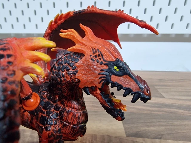 SCHLEICH ELDRADOR CREATURES Lava Dragon Figure 70138 Mythical Beasts ...