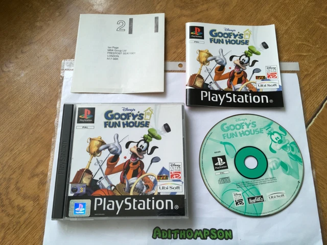 DISNEYS GOOFYS FUN house game ps1 sony PlayStation complete disney £15. ...