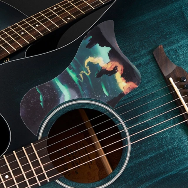 GUITAR PICKGUARD SELF Adhesive Sticker Duck Color Tianhe Pattern Guard ...