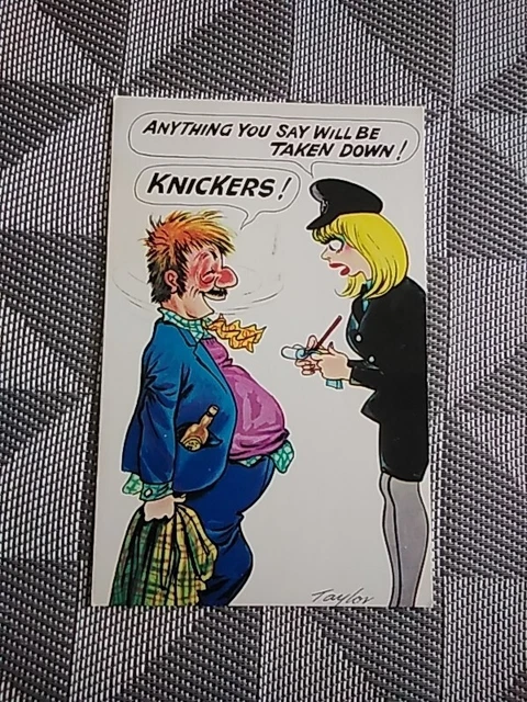POSTCARD COMIC BAMFORTH COMIC Series No 18 POLICEWOMAN KNICKERS £4.00 ...