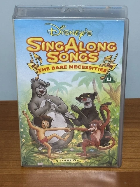 Disney S Sing Along Songs 4 Jungle Book The Bare Necessities Vhs Rare