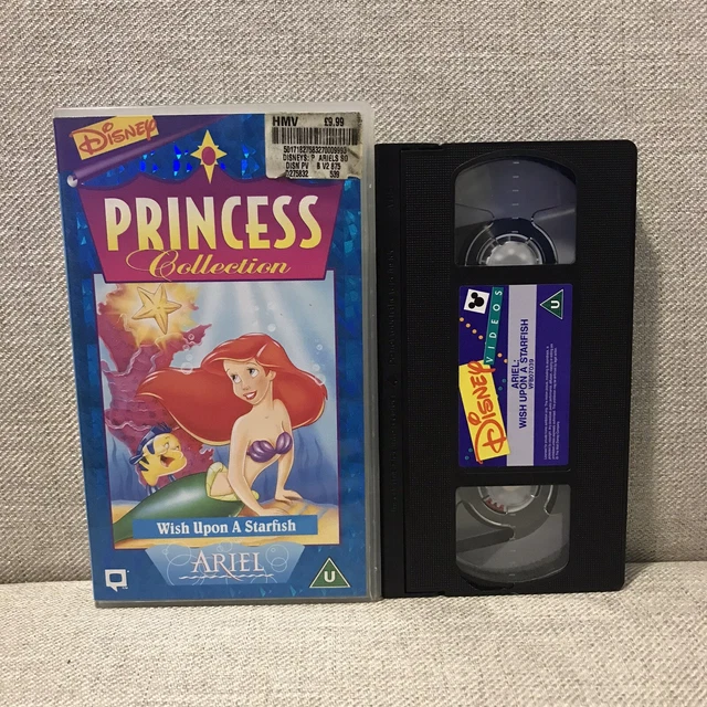 DISNEY PRINCESS COLLECTION - Vhs Video - Ariel / Wish Upon A Starfish £ ...