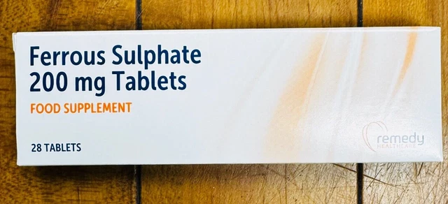 336 TABLETS- 12 x28 PACKS IRON FERROUS 200mg Iron Tabs UK PHARMACY ...