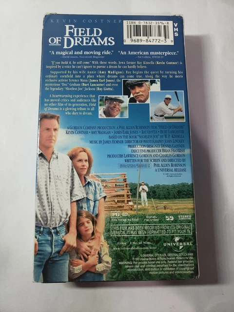 FIELD OF DREAMS (VHS, 2000, Special Edition) £7.09 - PicClick UK