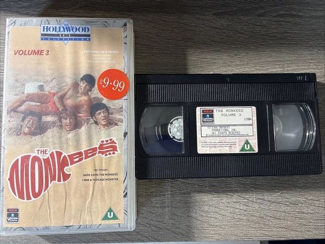 THE MONKEES - Volume 3 Television Series : VHS Video - Columbia ...