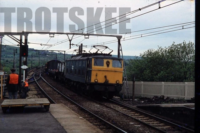 35MM SLIDE BR British Railway Electric Loco Class 76 76051 Dinting 1979 ...