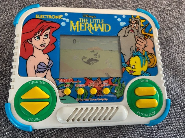 DISNEY THE LITTLE Mermaid Tiger Electronics Handheld Game 1990 TESTED ...