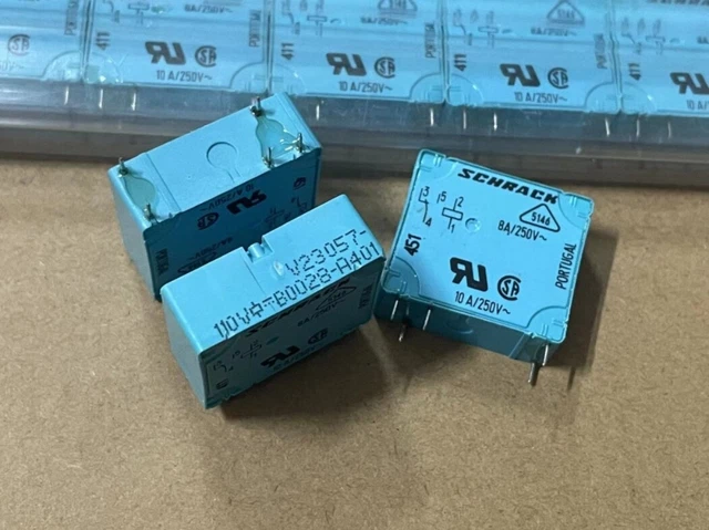 RELÉ DE ALIMENTACIÓN V23057-B0028-A401 110VDC SCHRACK 8A 250VAC 5 pines ...