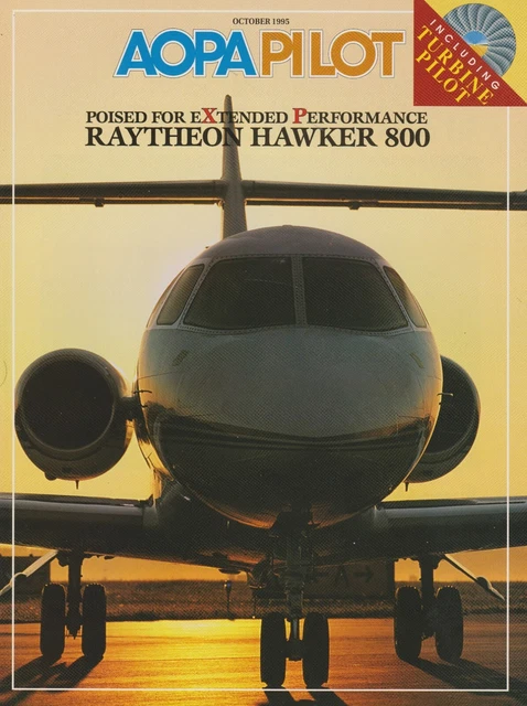 AOPA PILOT (OCT 1995) Hawker 800, Glasair, CATIA, CFIT Avoidance, Commander 114 £12.32 - PicClick UK