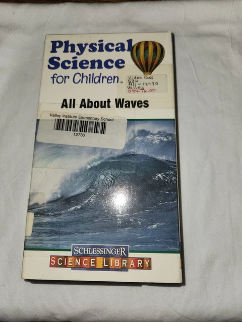 SCIENCE FOR CHILDREN All About Waves (VHS) Ex Library Rental £6.88 - PicClick UK
