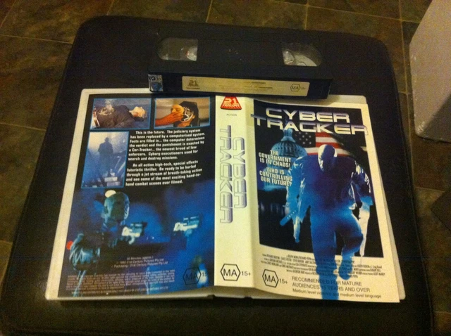 CYBER TRACKER VHS video tape Sci-Fi Science Fiction action horror ...