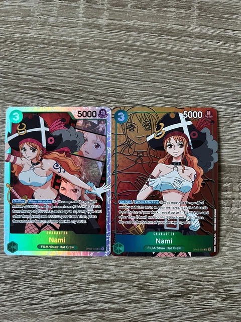 ONE PIECE PARAMOUNT War Nami Alt Art & SR OP02-036 Near Mint english EUR 49,90 - PicClick DE
