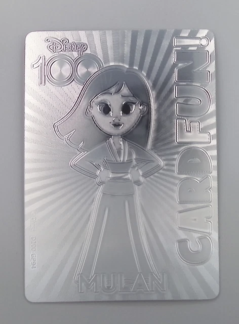 MULAN 2023 CARD.FUN Disney 100 Years Art Photolithography Silver 38/666 ...