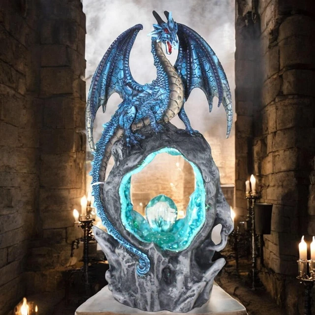 NEMESIS NOW ALATOR Giftware Frostwing's Gateway Dragon Figurine Statue ...