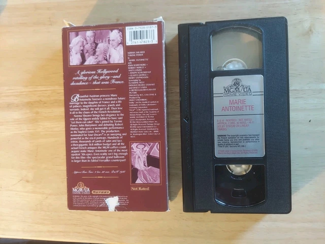 MARIE ANTOINETTE (NORMA Shearer/Tyrone Power) VHS (NTSC) $9.00 ...