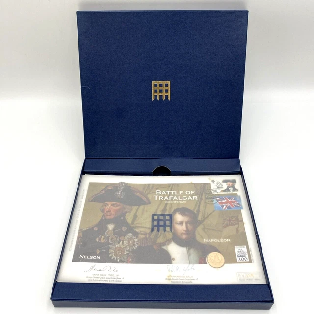 ROYAL MINT 2004 Trafalgar/Nelson HMS Victory £25 Full Proof Gold Coin ...