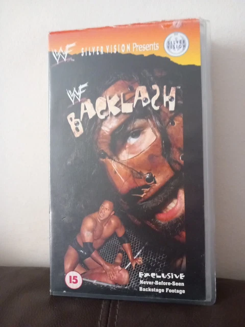 WWF BACKLASH 1999 VHS Video - Tested! - Great condition! - WWE AEW WCW ...