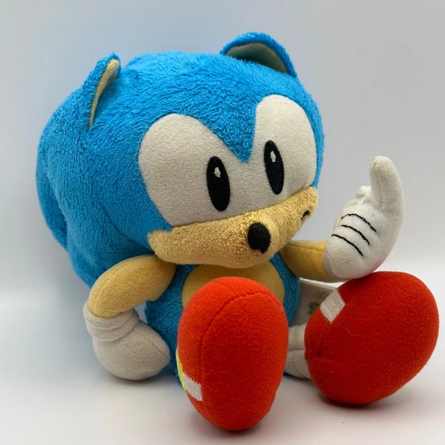 TOMY SONIC THE Hedgehog Plush Classic Finger Wag Point Soft Toy 19cm £ ...