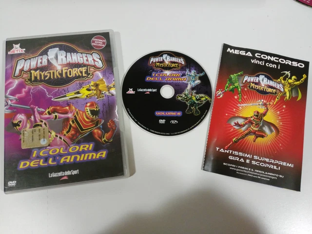POWER RANGERS MYSTIC Force I Colori Dell'Anima DVD 3 Episodi English ...