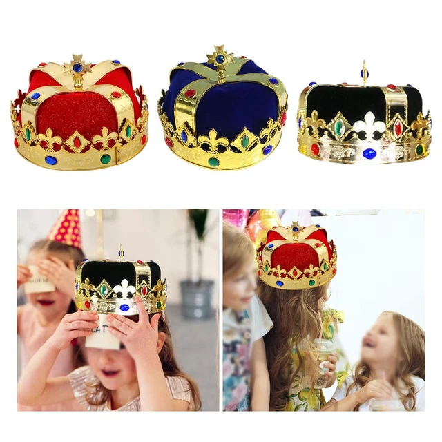 CROWN HAT FANCY Dress Masquerade Stage Show Emperor Hat Performance ...