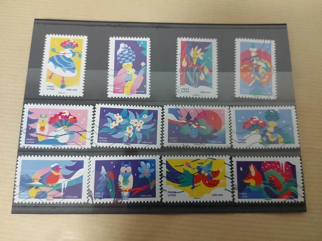 SERIE TIMBRES FRANÇAIS Oblitérés Mon Carnet De Timbres Spectaculaire ...