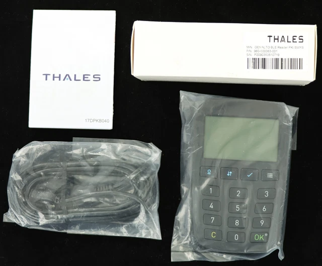 THALES GEMALTO BLE PKI SWYS Wireless Bluetooth Micro-USB Card Reader Pay - NEW £19.50 - PicClick UK