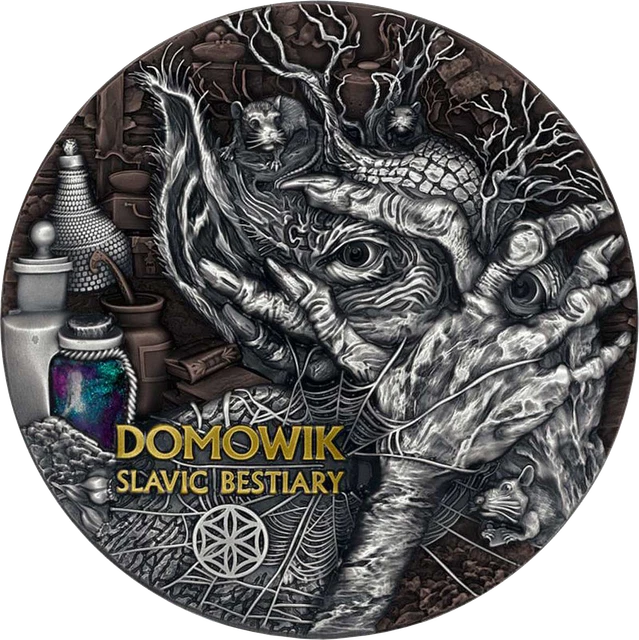 SLAVIC BESTIARY: DOMOWIK 2022 | 3oz silver | Cameroon $640.00 - PicClick AU