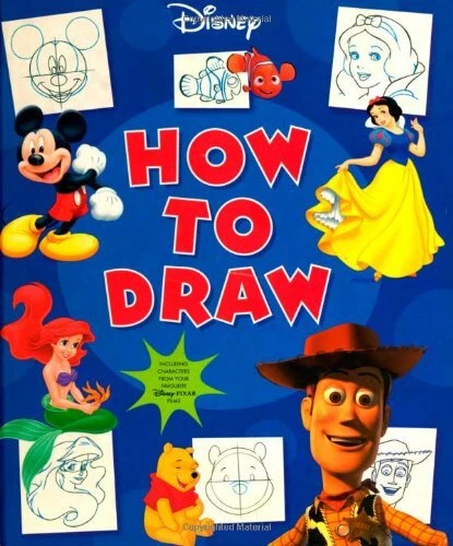 DISNEY HOW TO Draw (Disney Learning) by Disney, Good Used Book ...
