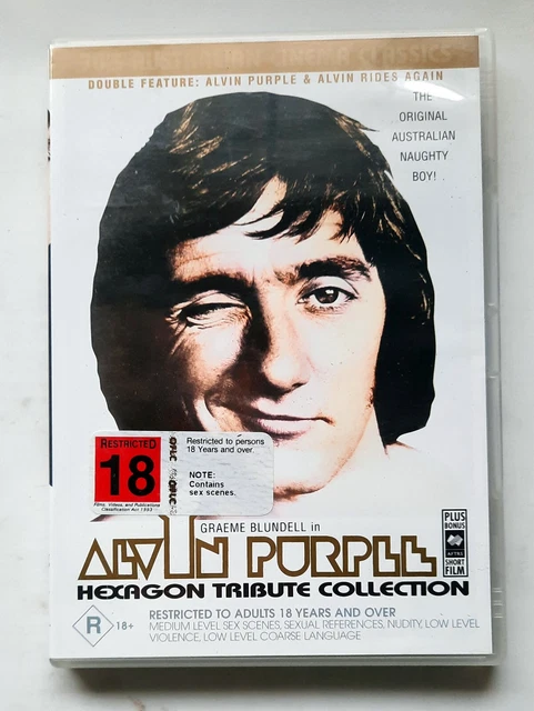 ALVIN PURPLE / Alvin Rides Again (2-Disc DVD, 1973) PAL Region 4 - LIKE ...