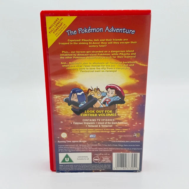 POKEMON SEASIDE PIKACHU Volume 6 2001 Animation VHS Untested £19.99 ...