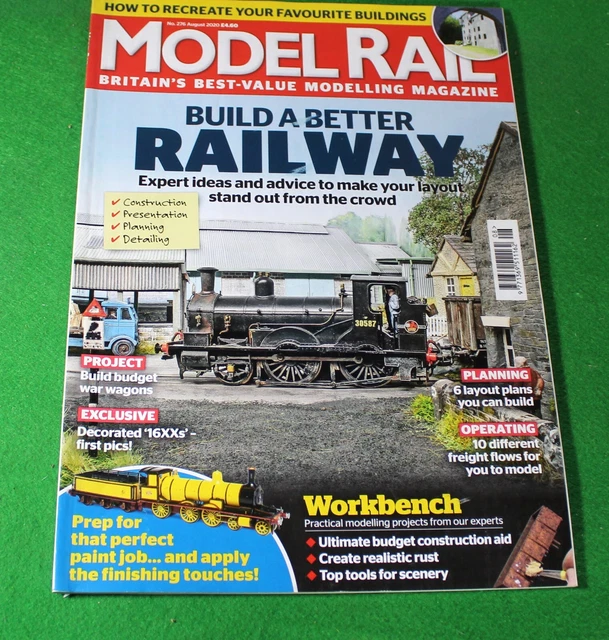 MODEL RAIL MAGAZINE, August 2020, layout plans, Inspirational buildings ...