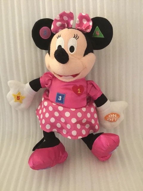 DISNEY MINNIE MOUSE Counting Numbers Plush Stuffed Animal £9.78 ...