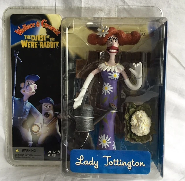 MCFARLANE WALLACE AND Gromit Curse of the Were Rabbit Lady Tottington ...