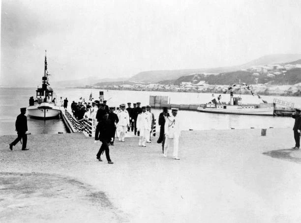 SESSHO REGENT HIROHITO visits Karafuto Kogyo visits Karafuto ak- Japan ...