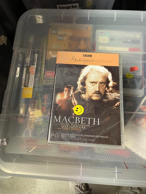 BBC THE SHAKESPEARE Collection : Macbeth DVD Region 4 PAL Nicol Williamson £15.03 - PicClick UK