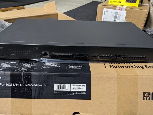 TP-LINK TL-SX3016F JETSTREAM 16-Port Gigabit L2+ Managed Switch With ...