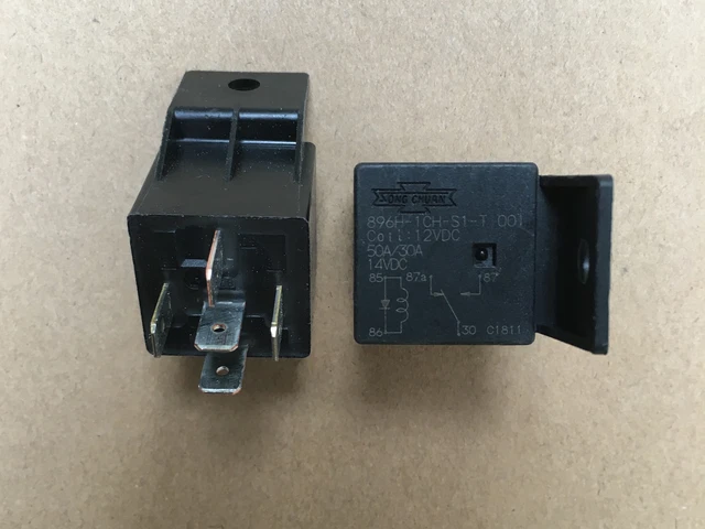 896H-1CH-S1-T 001 12VDC Songchuan relais automobile 50/30A 5 broches x ...