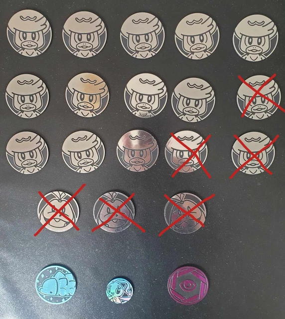 GROS LOT DE 15 jetons Pokémon EUR 7,49 - PicClick FR