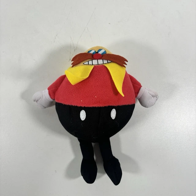 SONIC THE HEDGEHOG Dr. Eggman Robotnik 8" Soft Plush Toy Jakks Pacific ...