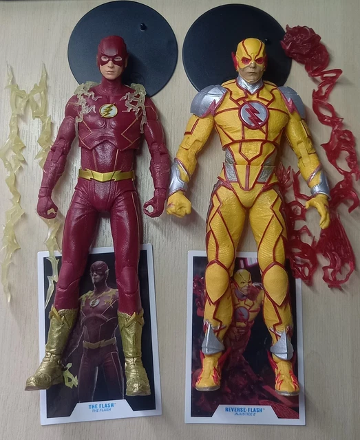 MCFARLANE TOYS DC multiverse : custom Injustice 2 reverse flash & CW ...